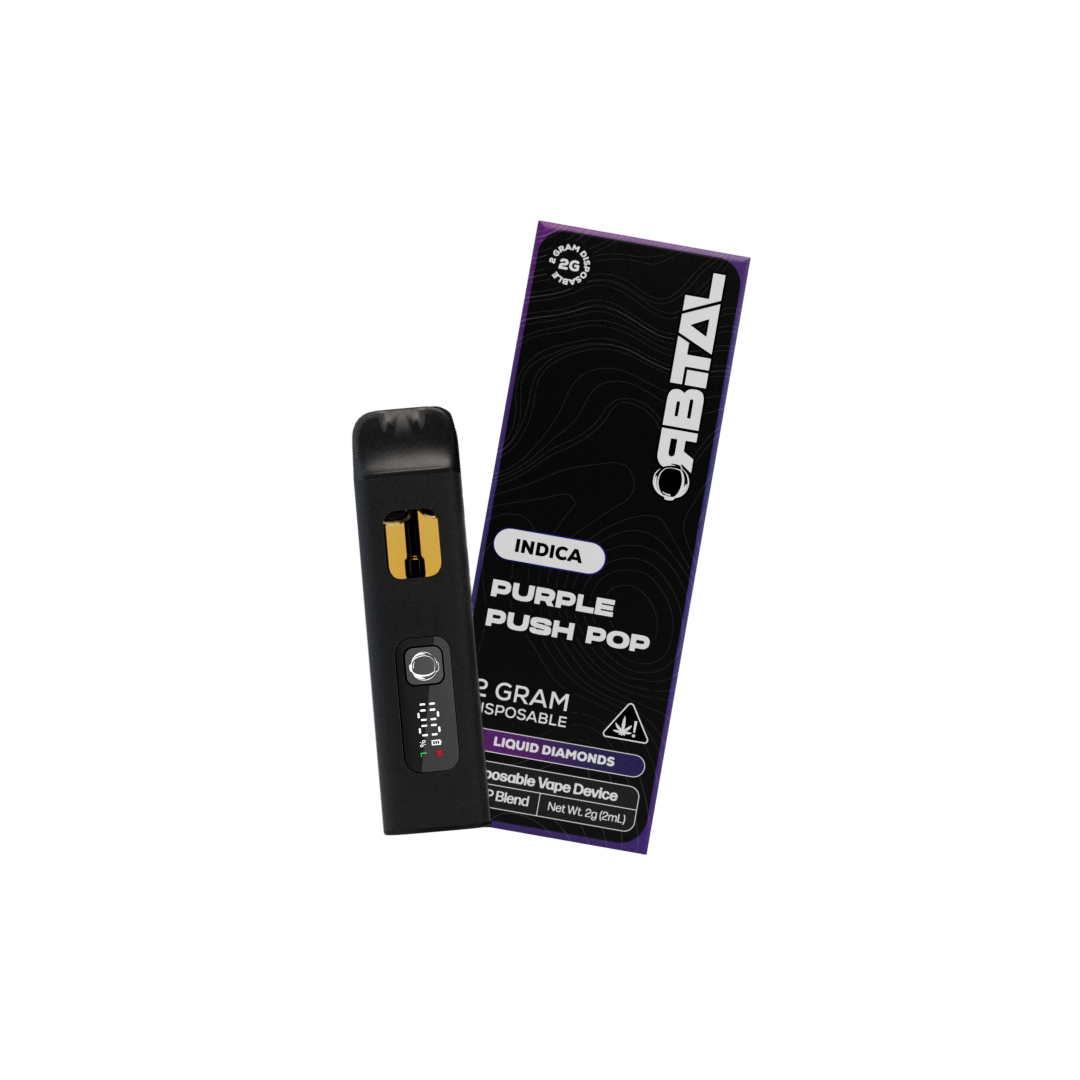 Purple Push Pop - Orbital 2G THCP Disposable – Galaxy Treats