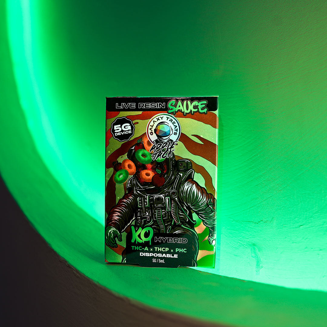 Apple Jack 5G THCA THCP PHC Live Resin Disposable – Galaxy Treats