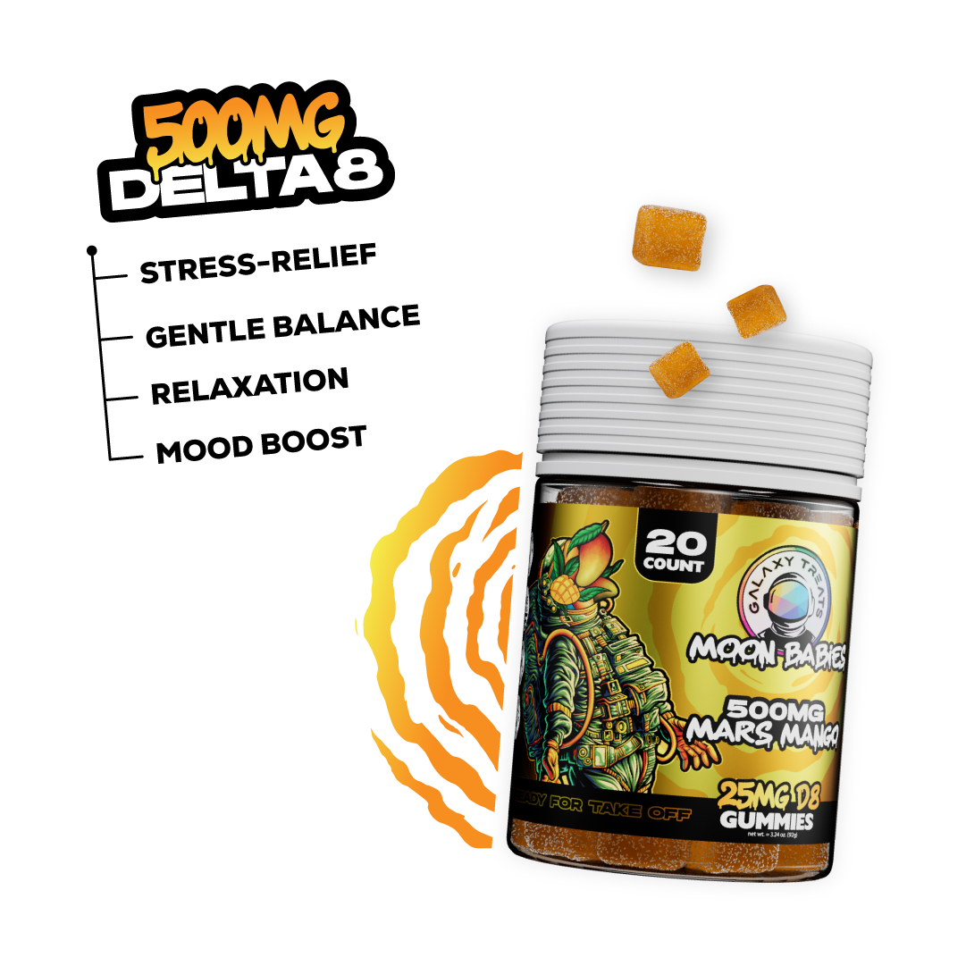 Mars Mango D8 Gummies – Galaxy Treats