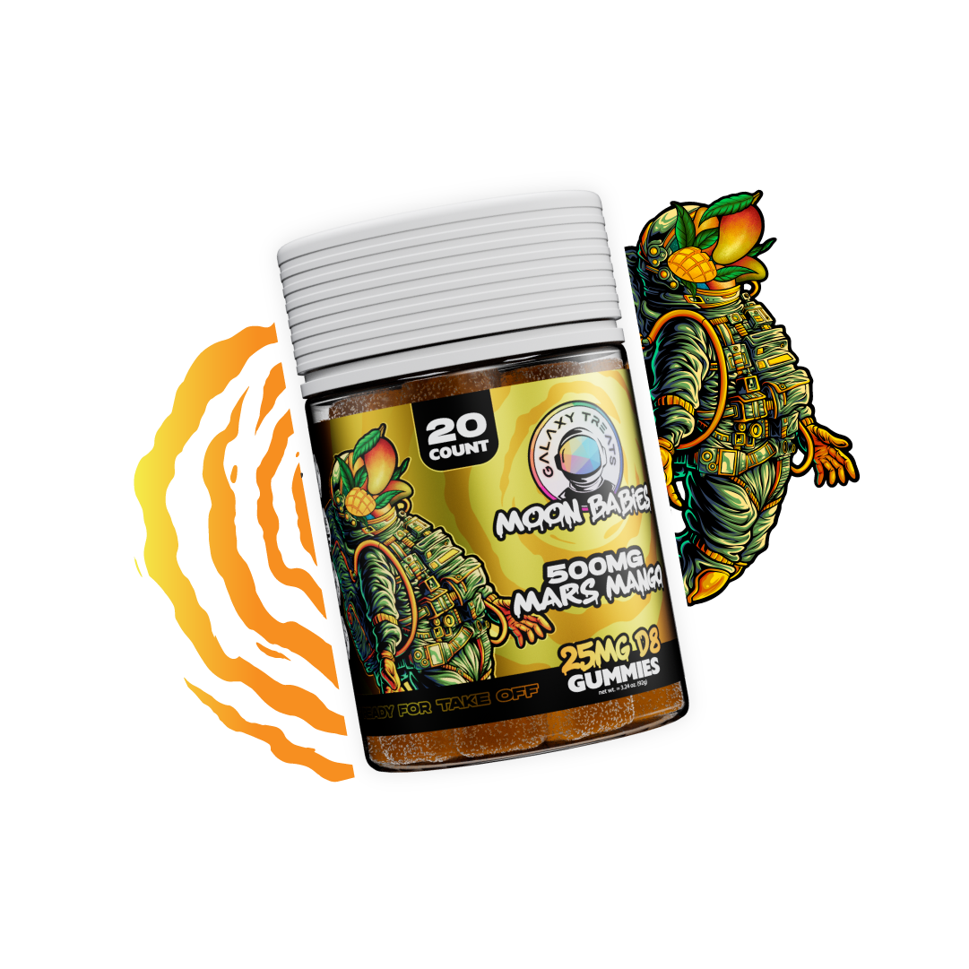 Mars Mango D8 Gummies – Galaxy Treats